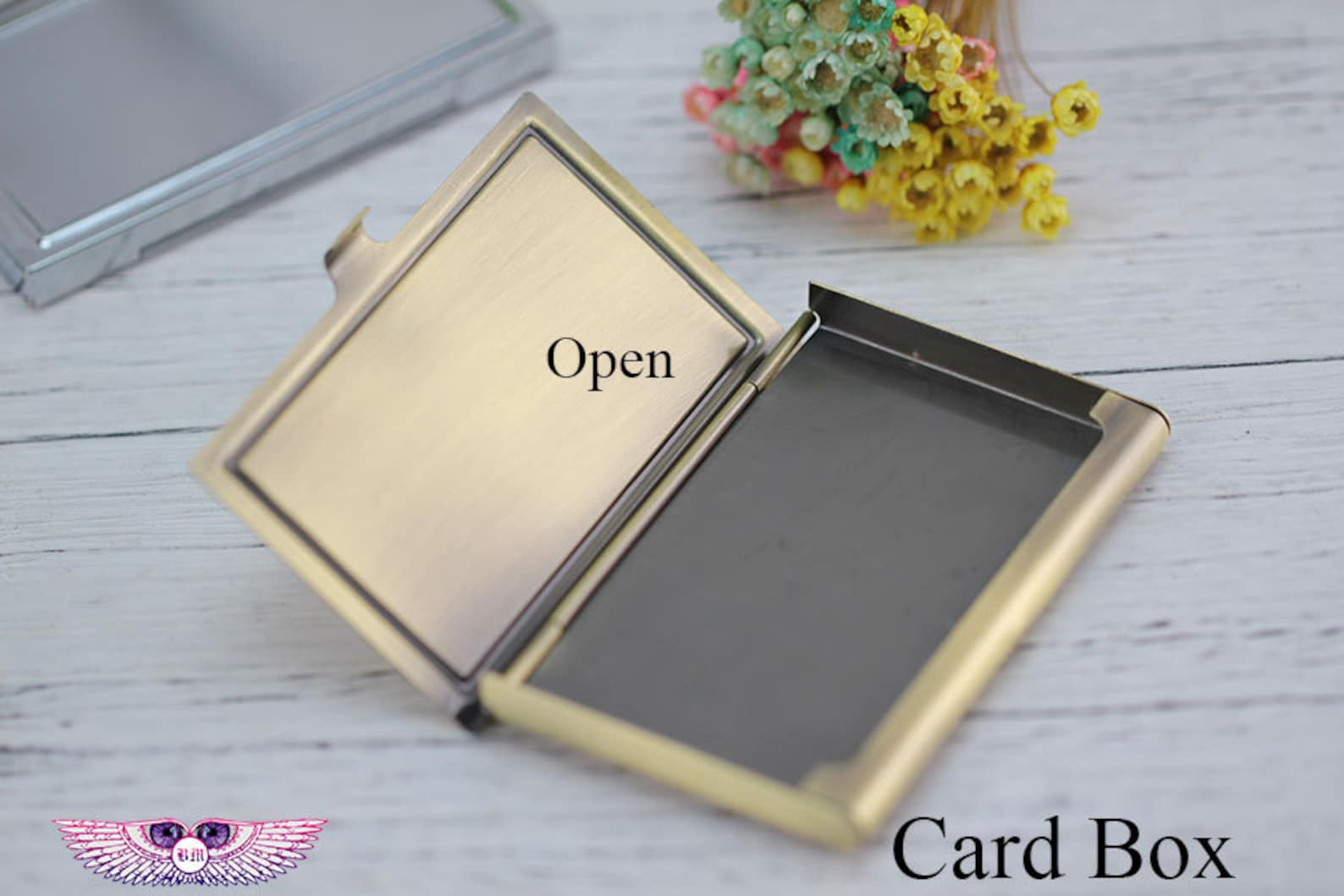DIY Name Card Box Blank Name Card Box Container Photo Card - Etsy