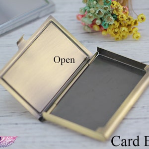 DIY Name Card Box - Blank Name Card Box Container - Photo Card Case ...