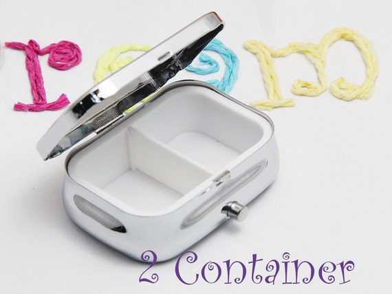 Rectangle Pill Box Frame Blank Compartment Pill Box - Etsy Australia