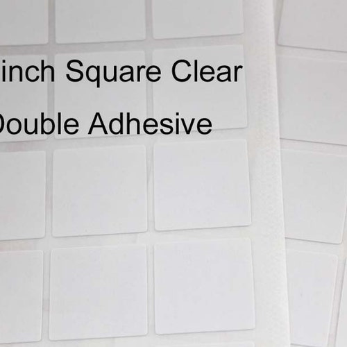 Square Clear Double Adhesive Apply With Glass Cabochons DIY - Etsy