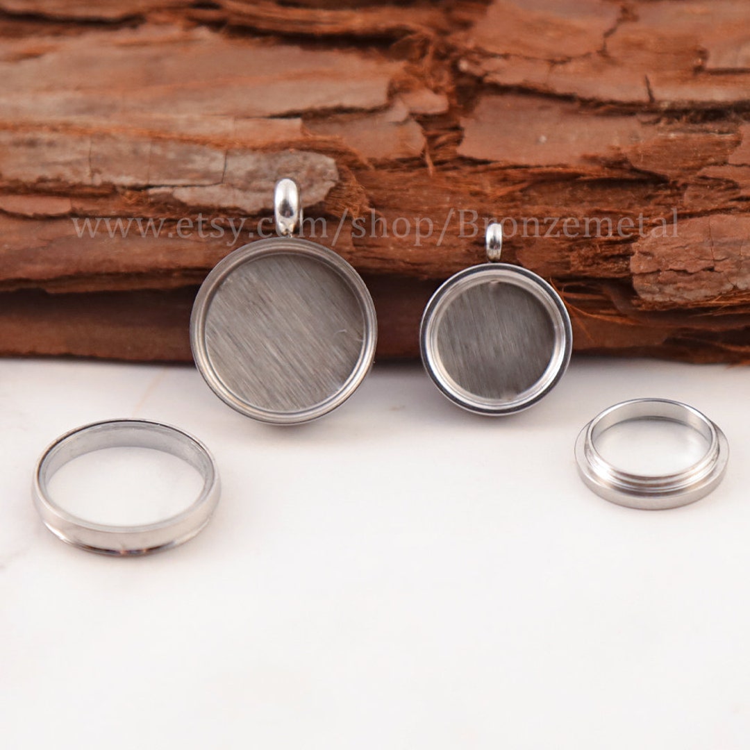 Mini Floating Locket - Memory Glass Locket - Floating Charm Locket ...