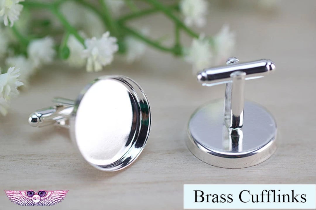 Cufflink Bezel Settting High Wall - 18mm Cufflink Blank - Photo ...
