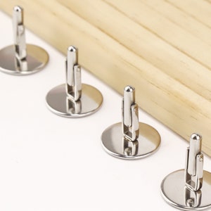 Stainless Steel Cufflink Blanks French Cufflink Base With 10/12/14/16 ...