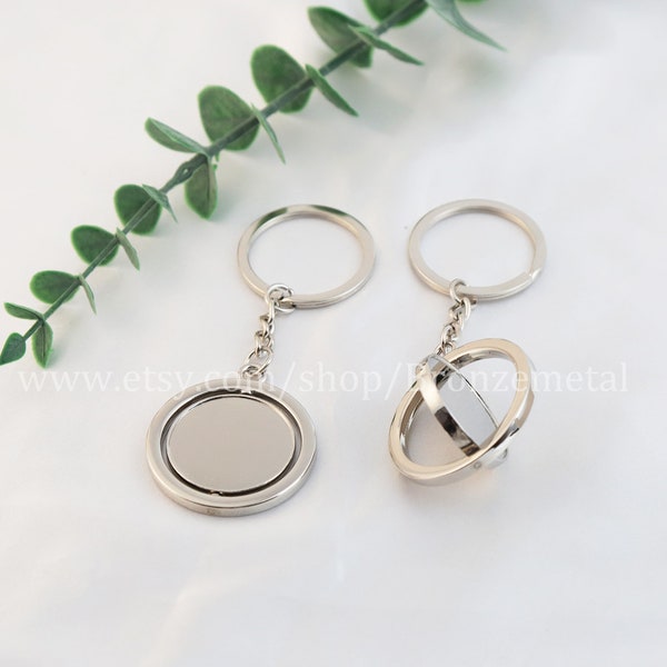 Rotating Keychain - Etsy