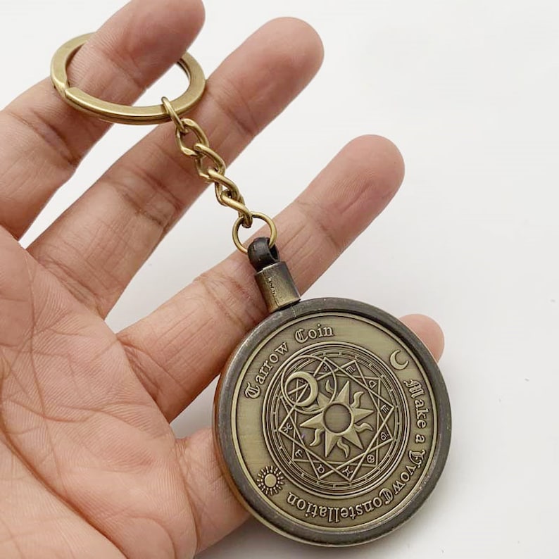 5pack Coin Holder - Coin Keychain - Metal Coin Keyrings Holder for 20mm ...