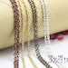 3mm Thick Vintage Oval Chain With Lobster Clasp-oval Plain Chain ...