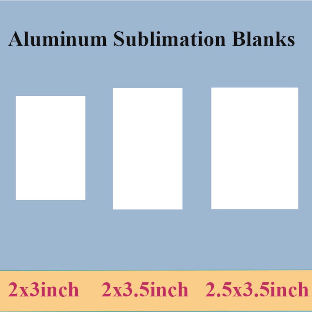 20pcs Aluminum Sublimation Name Badge Blanks - Metal Sublimation ...