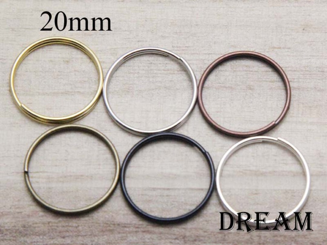 20mm Split Rings Split Rings for Key Ring and Key Chains - Etsy