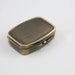 Square Pill Box Case Blank Two Compartment Pill Box Container Pill ...