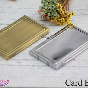 DIY Name Card Box - Blank Name Card Box Container - Photo Card Case ...