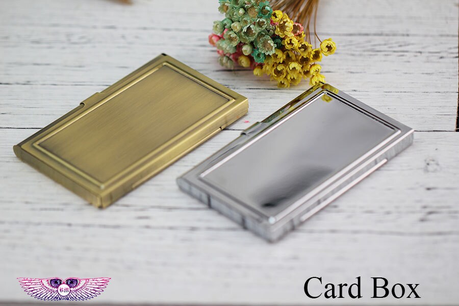 DIY Name Card Box Blank Name Card Box Container Photo Card | Etsy