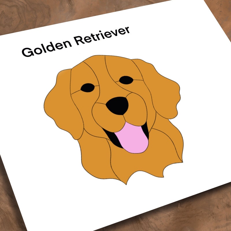 Golden Retriever Pattern - Etsy
