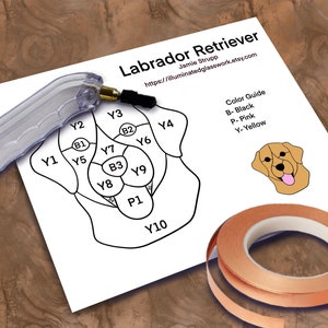 Labrador Retriever Stained Glass *PATTERN ONLY* - Etsy
