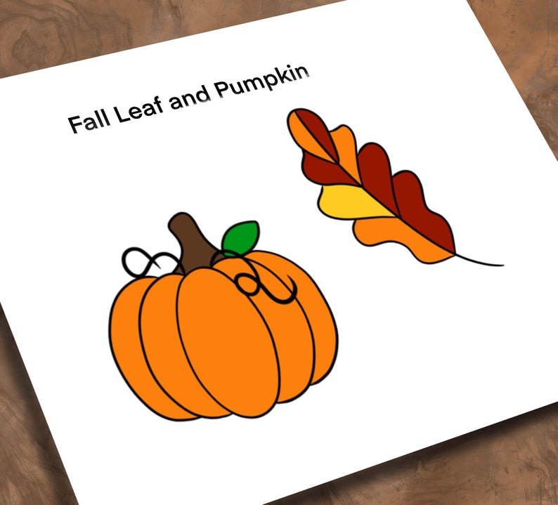 Pumpkin and Leaf Stained Glass *PATTERN ONLY* - Etsy