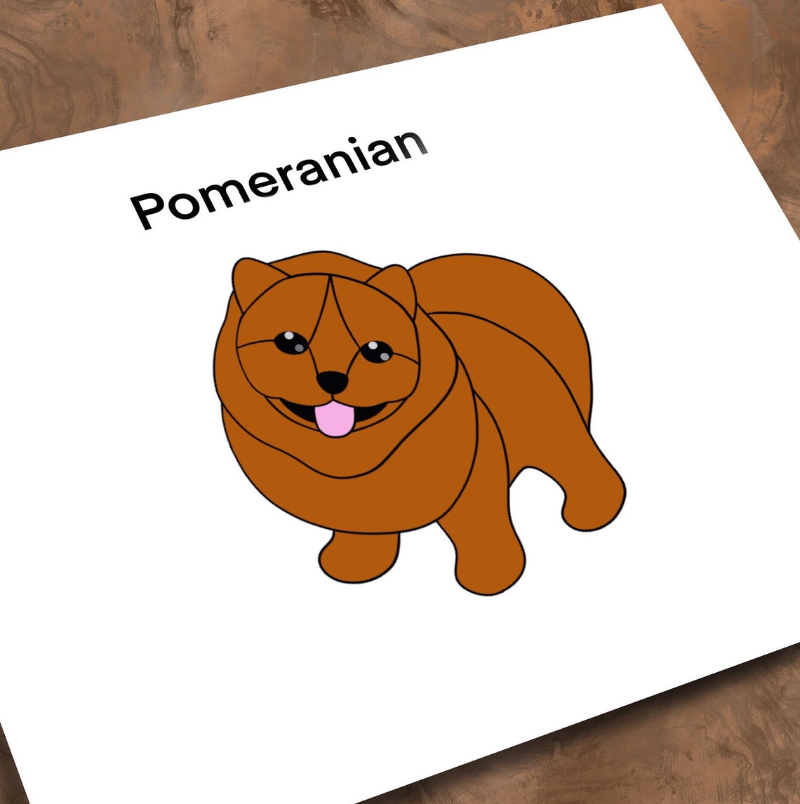 Pomeranian Stained Glass *PATTERN ONLY* - Etsy