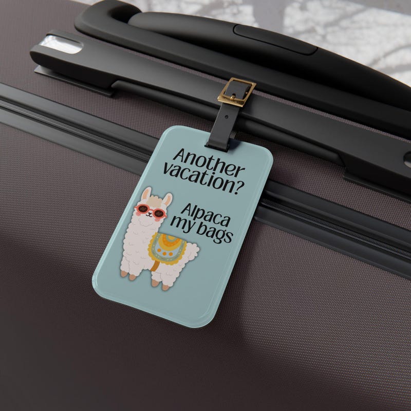 Personalized Tags Alpaca - Etsy