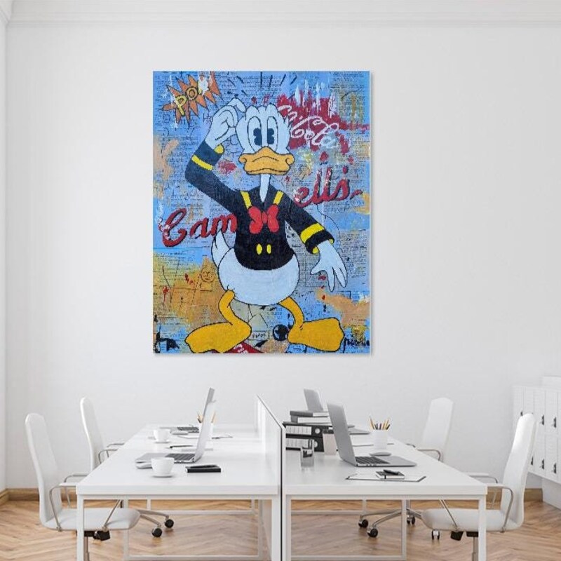 Donald Duck Pop Art - Etsy
