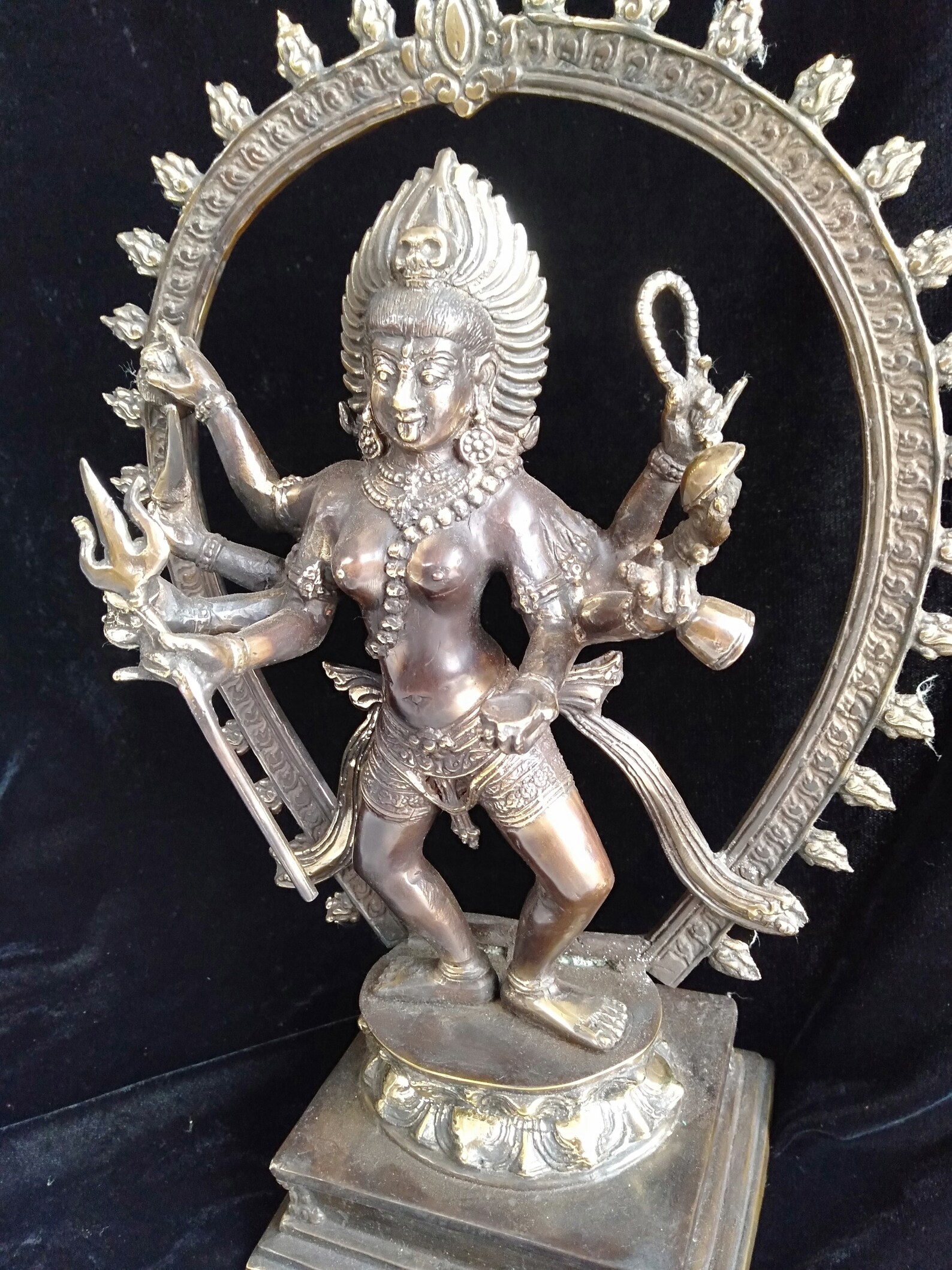 Kali Goddess Durga Statue Adi Parashakti, Devi, Shakti, Bhavani ...