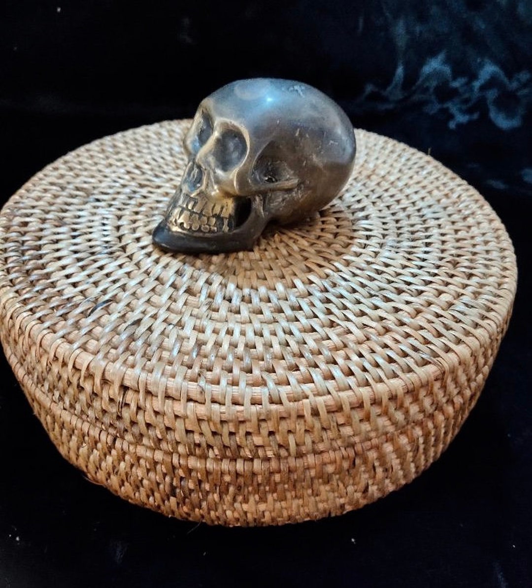 Shaman Skull Box Healing Tribe Curio Primitive Collectable Art ...