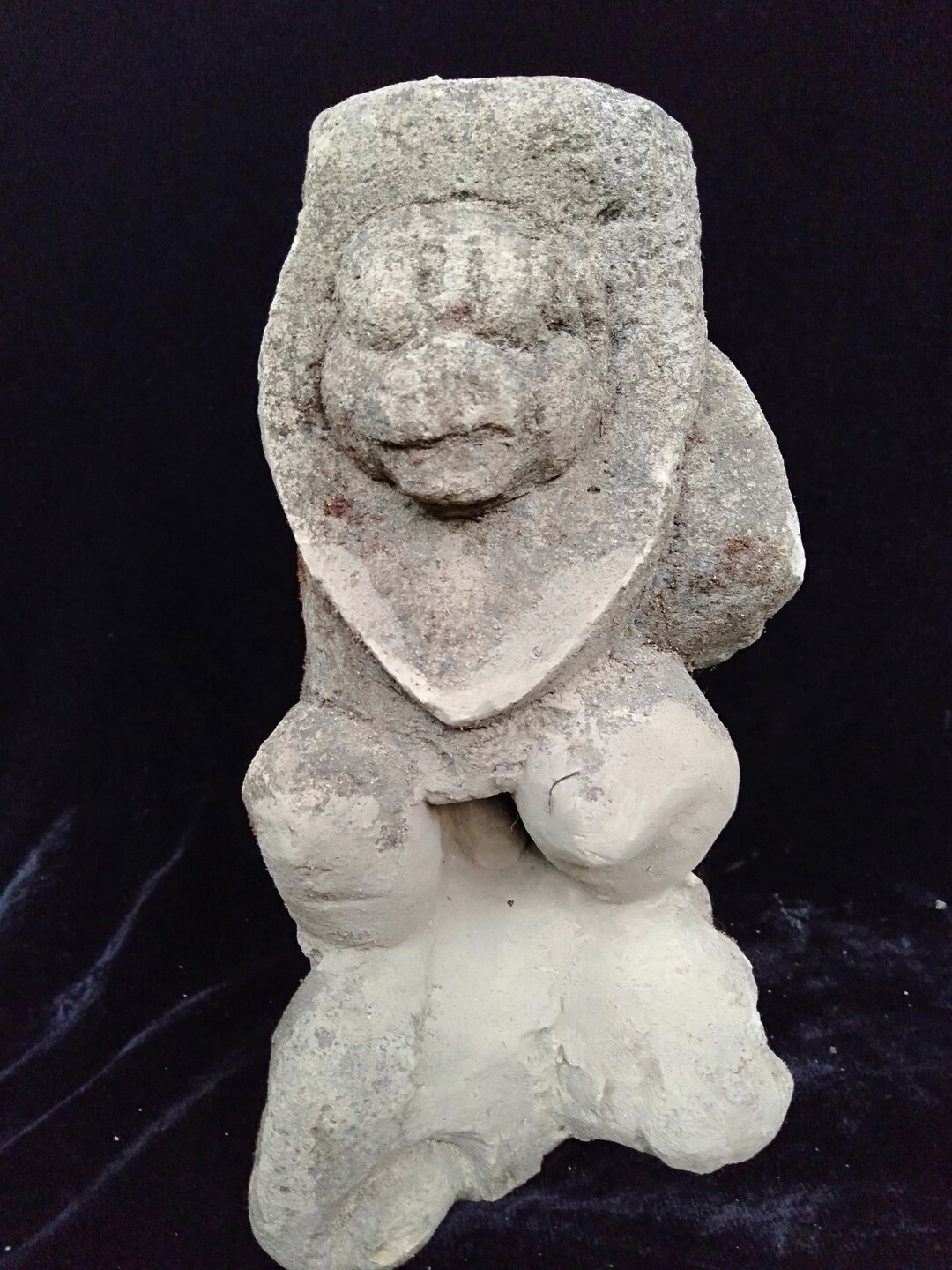 Vintage Balinese Hanoman God Statue Batu Paras Sand Stone Mounted on ...