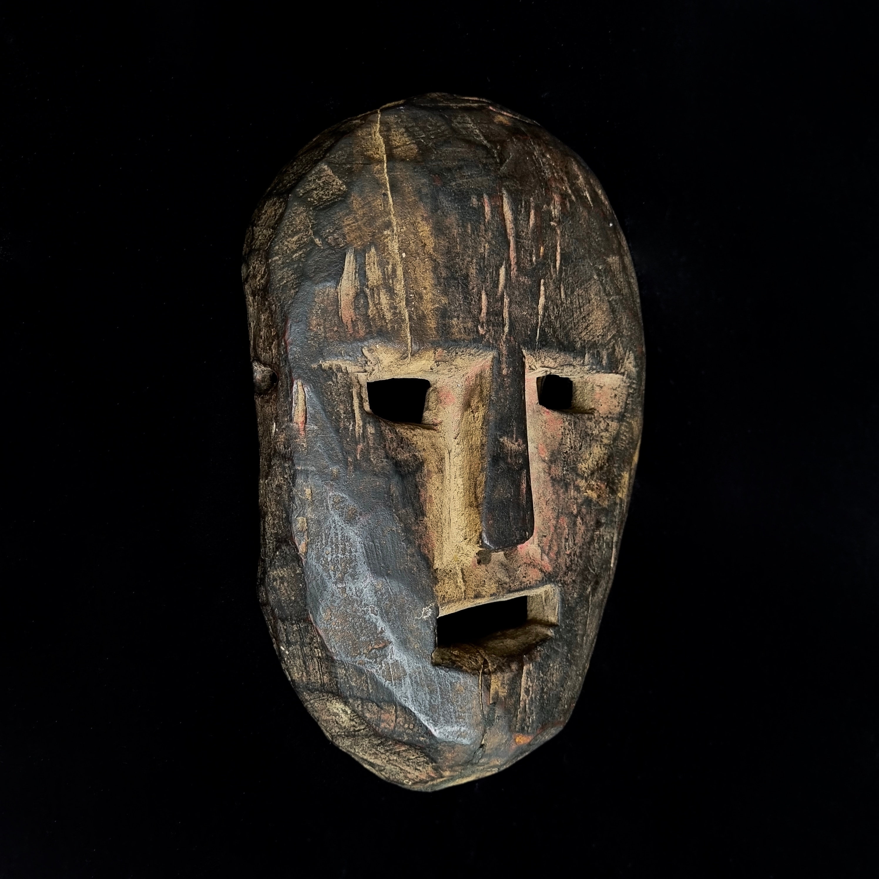Old Himalayan Wood Shaman Mask Nepal Carved Wooden Masque 9 Primitive ...