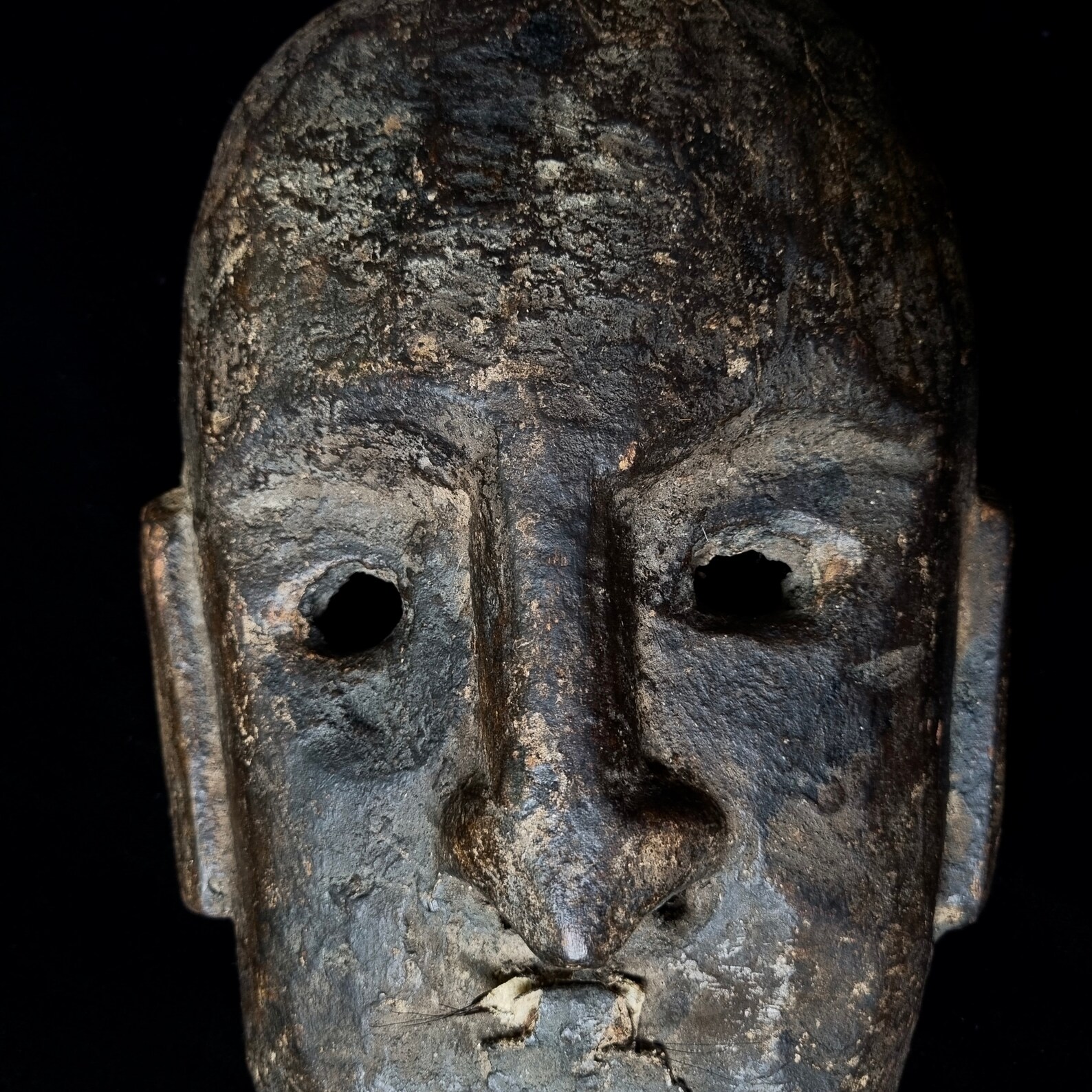 20th C Nepal Shamanic Wooden Mask: Tribal Art Collectible - Etsy