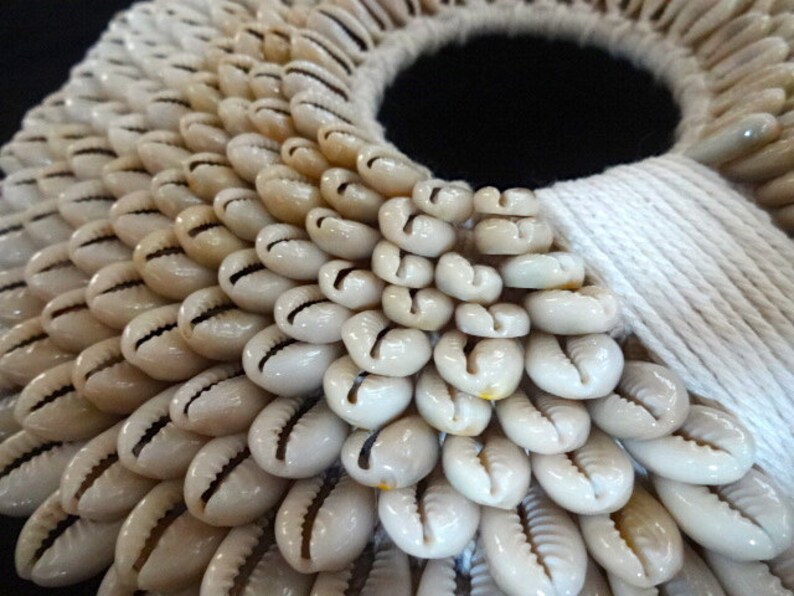 Round Shell disc decor Boho Chic Home Decor Interior Design | Etsy