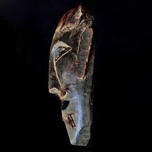 Himalayan Wood Mask Nepal Shamanic Carved Wooden Masque 11" Old ...
