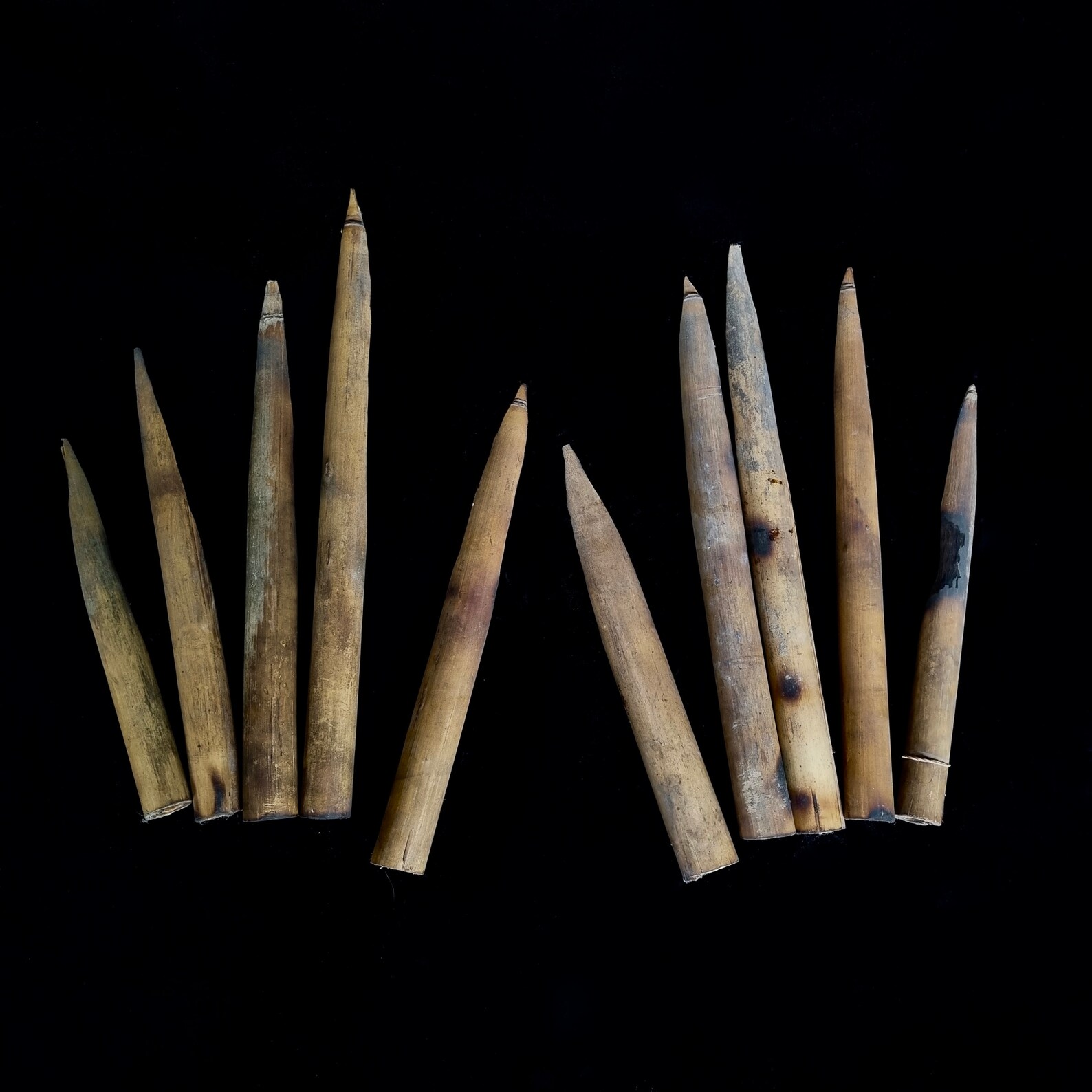 Asmat Bamboo Asaro Claws Mudmen Headhunter Papua New Guinea Carved ...