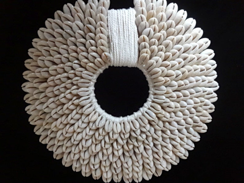 Round Shell disc decor Boho Chic Home Decor Interior Design | Etsy