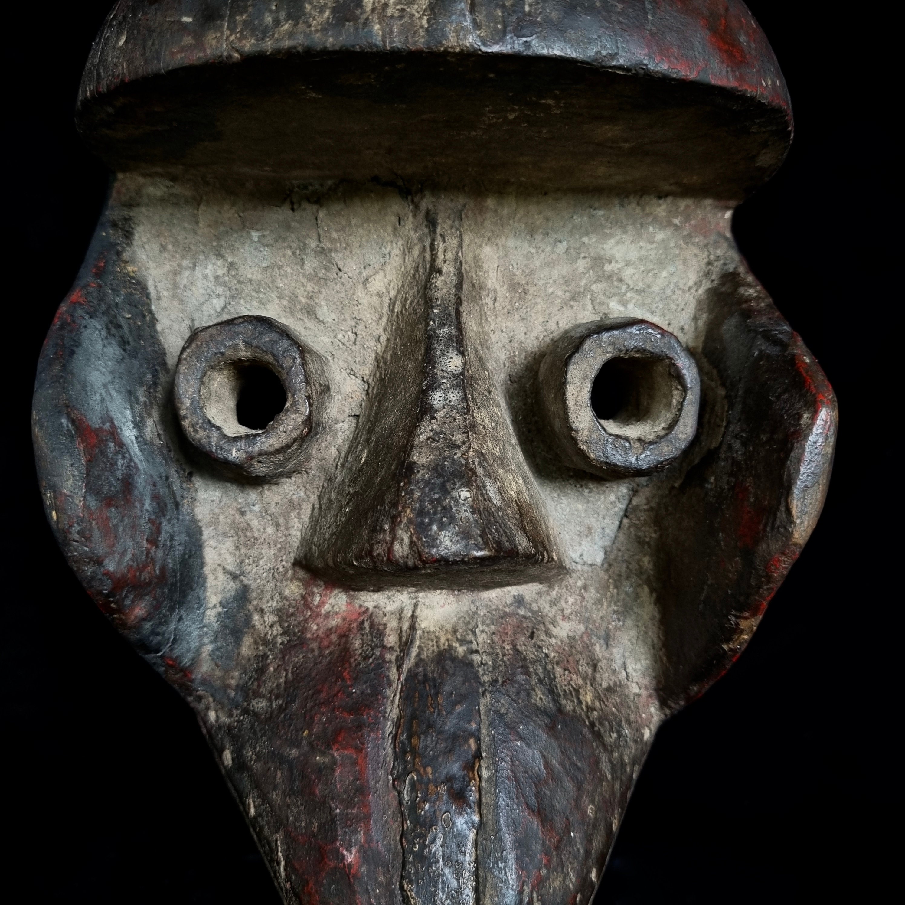 Rare African Dan Kran Mask 1960s Tribal Carved Wooden Sculpture Ritual ...