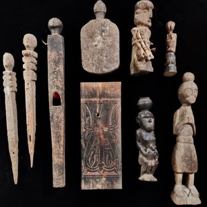 Asmat Skull Headdress With One Nose Piercing Bipane Septum White ...