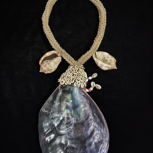 Sea Shell Necklace 19" Jewelry Tribal Women Fashion Ethnic Papua ...