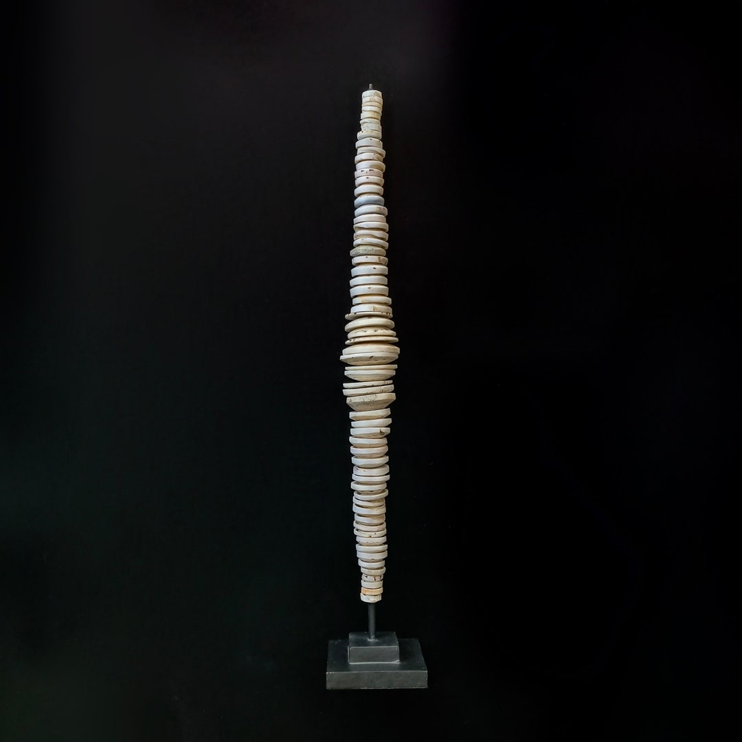 Large Conus Shell Lumi Sculpture, Papua New Guinea Tribal Art, Home ...