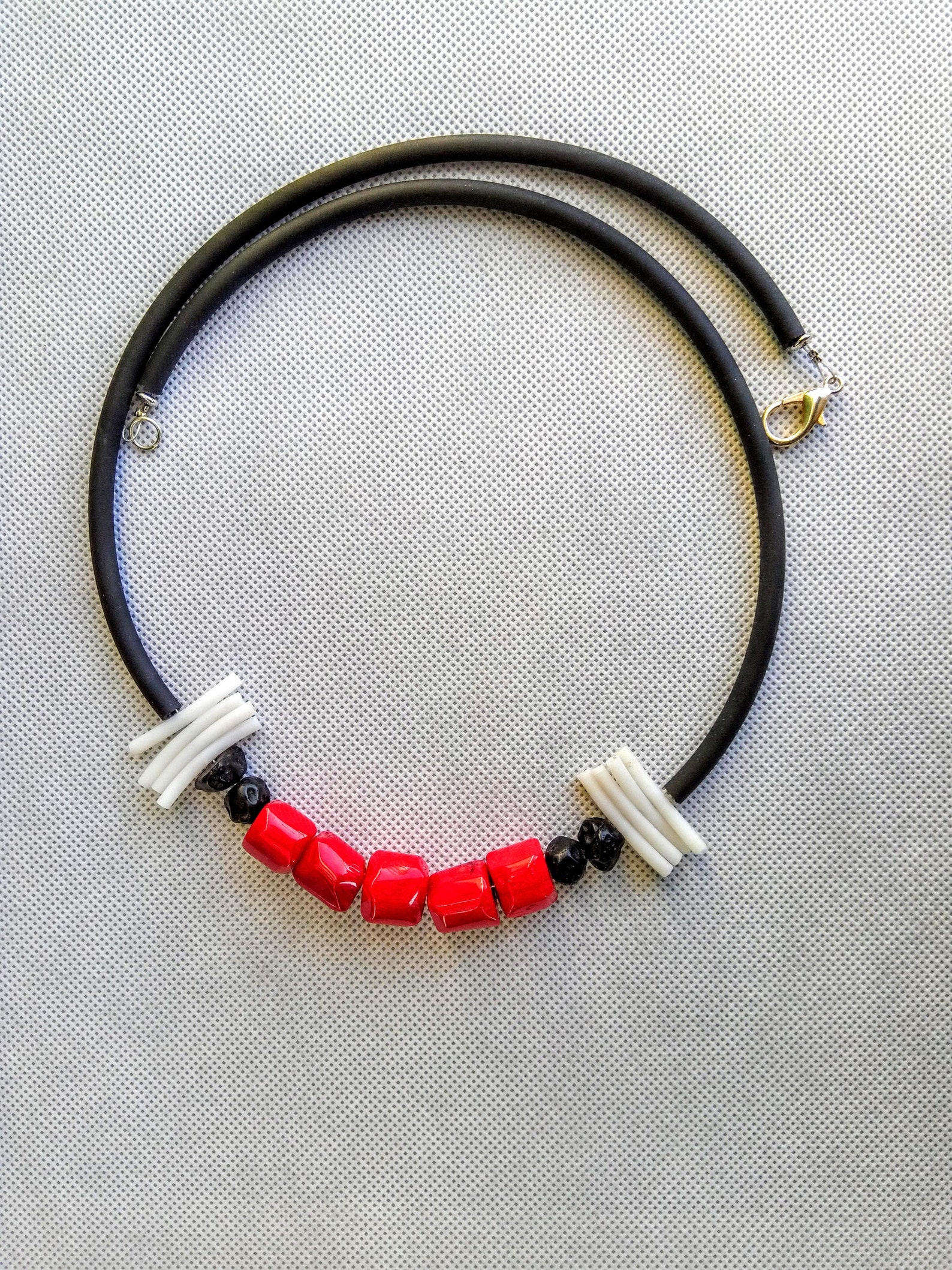 Contemporary Jewelry, Bib Statement Necklace, Unusual Necklace, Modern ...