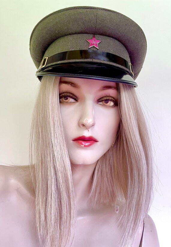 Vintage Soviet Ussr Russian Army Military Officer Kha Gem