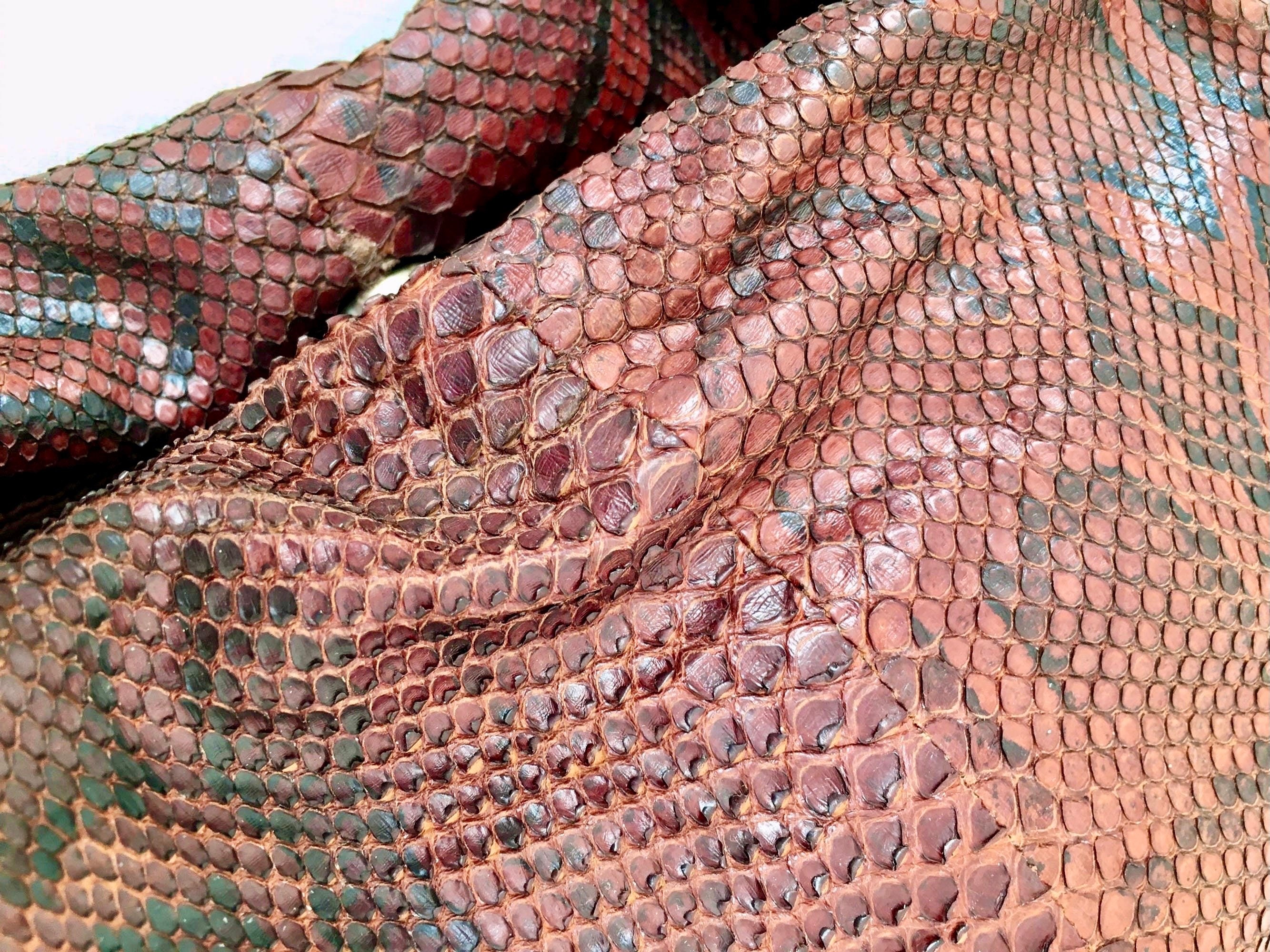 Vintage Python Skin Bucket Handbag Shoulder Bag PAOLO MASI 80s 90s Made ...