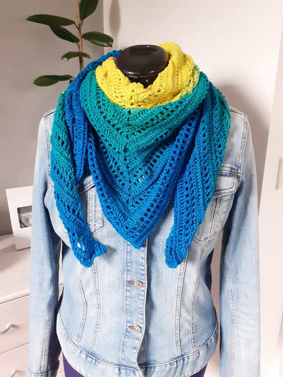 Cloth Triangle Cloth Triangle Cloth Woolen Cloth Scarf Crochet - Etsy