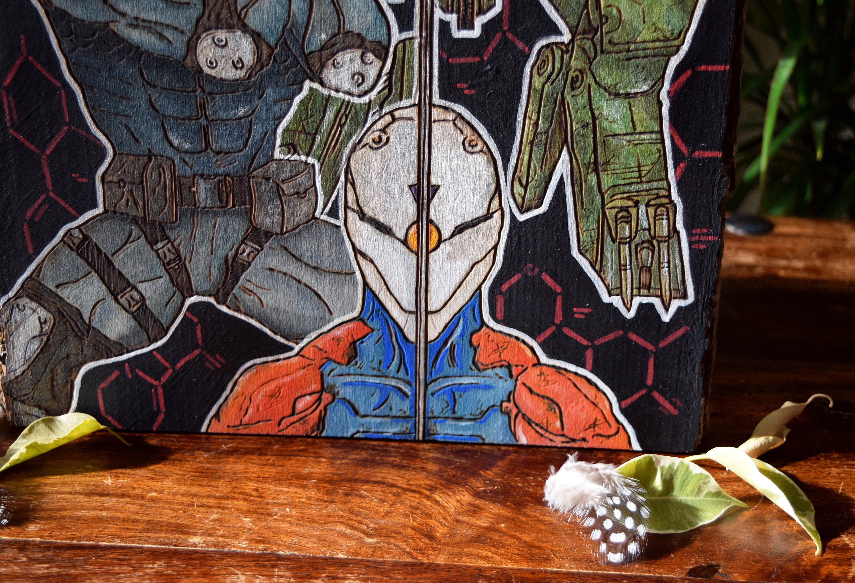 Metal Gear Solid Wall Art Pyrography & Watercolour - Etsy UK