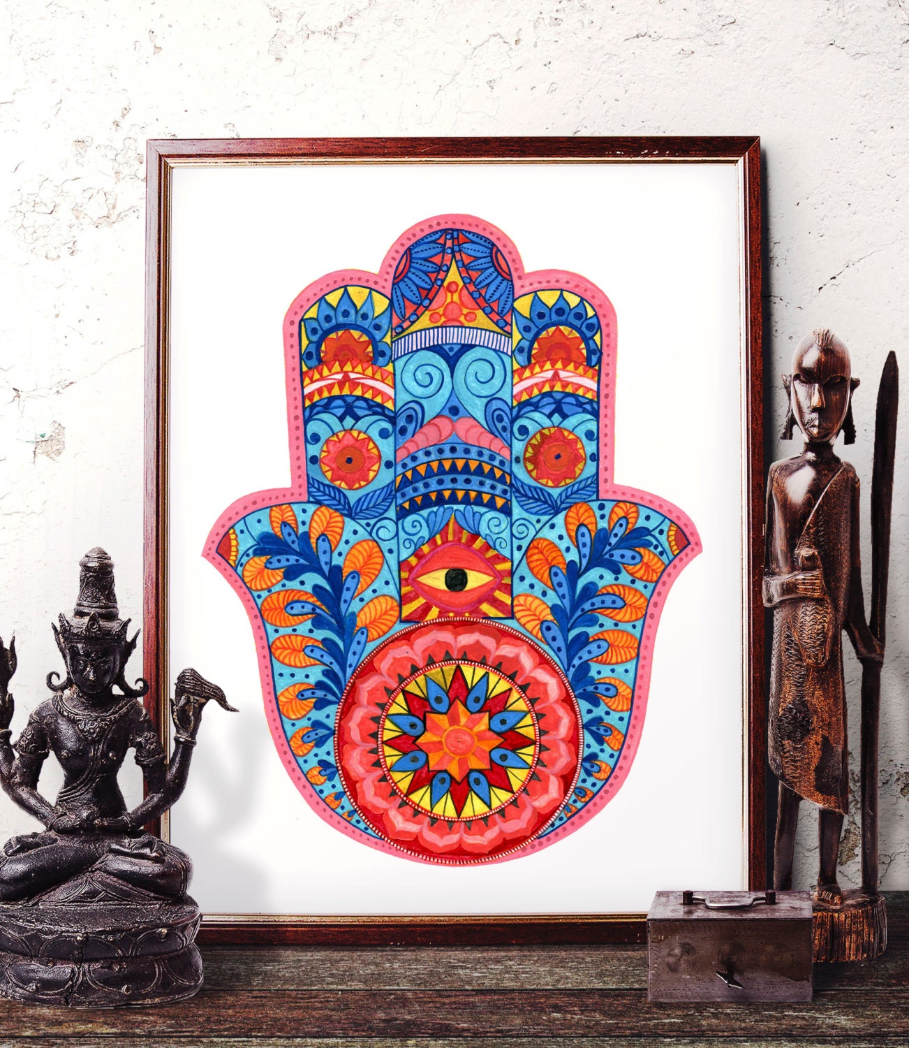 Hamsa Hand Art