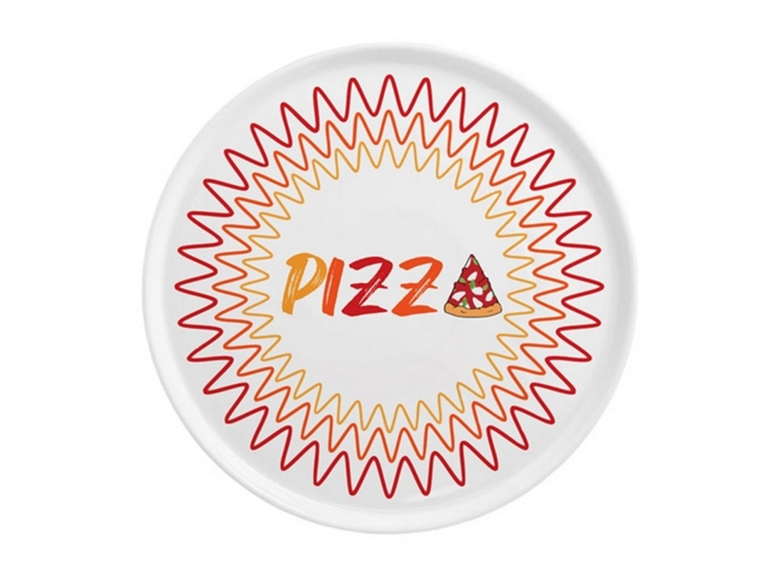 Pizza Plate 30.5 Cm Naples Ceramic Plate - Etsy