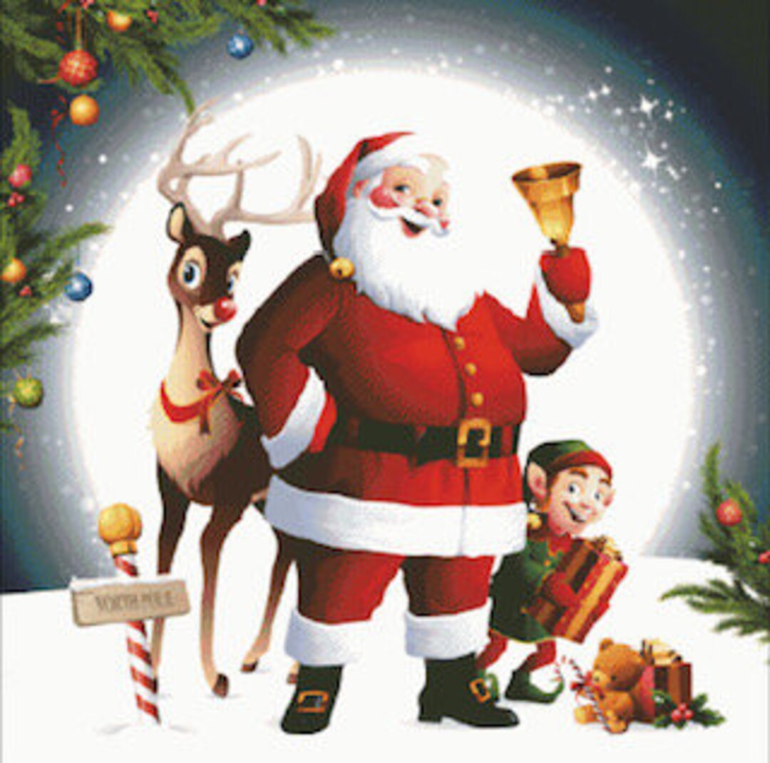 Cross Stitch Pattern Christmas Night 2.0 - Etsy