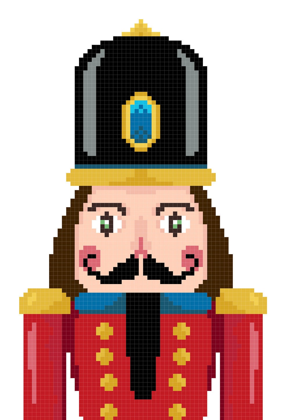 Nutcracker Cross Stitch Pattern - Etsy