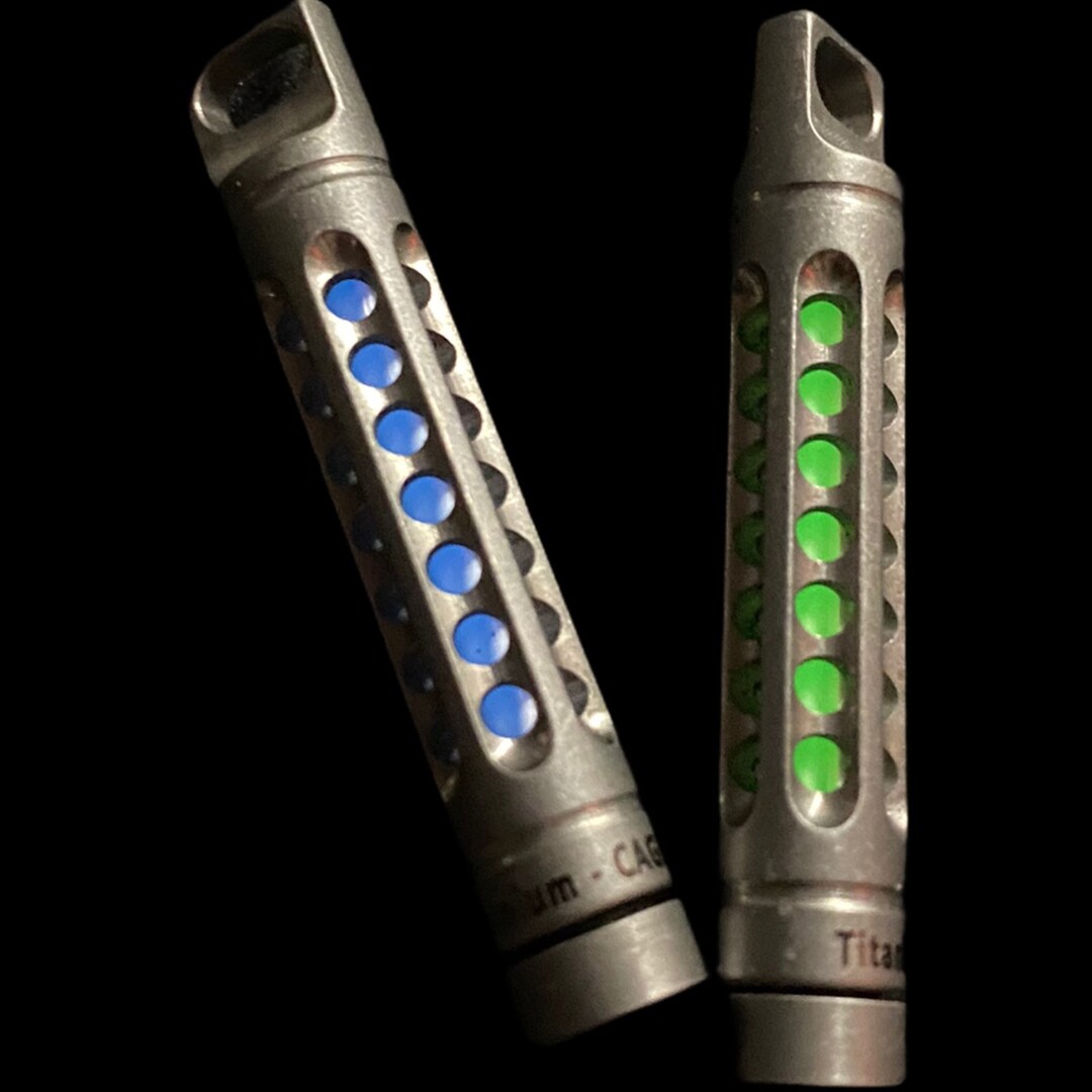 Titanium Keychain for Tritium Vial (not Included) EDC Key Fob - Etsy