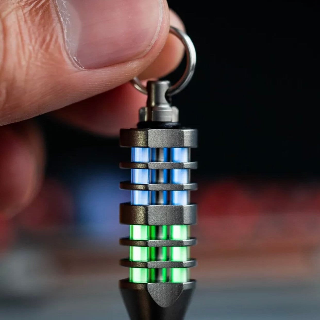 Large Tritium Keychain for Use With 3 3mm X 22.5mm Tritium Vials NOT ...