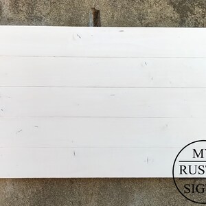 Rustic Wood Sign Blank Staggered Offset Style 9 Different Color Choices ...