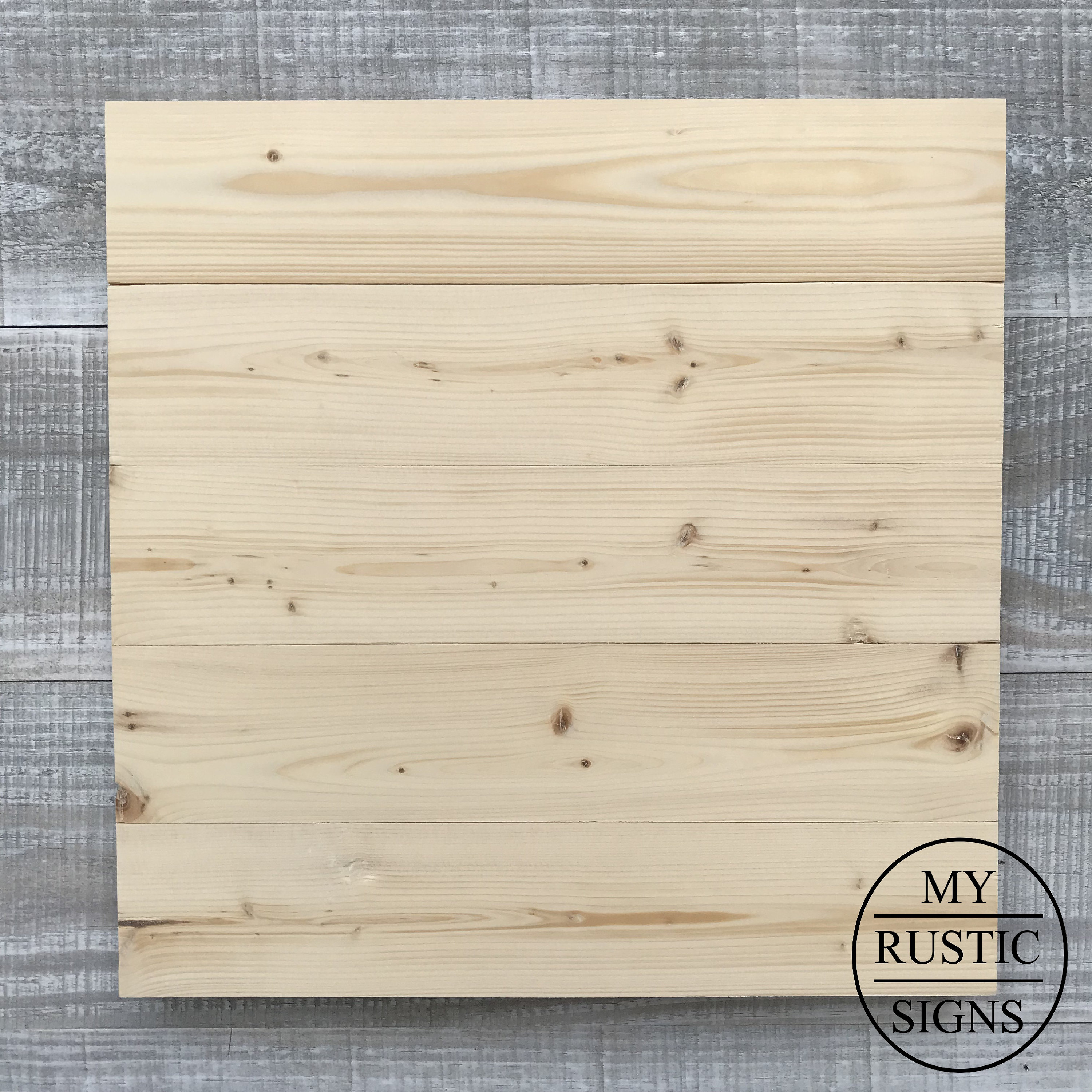 Rustic Blank Wood Sign