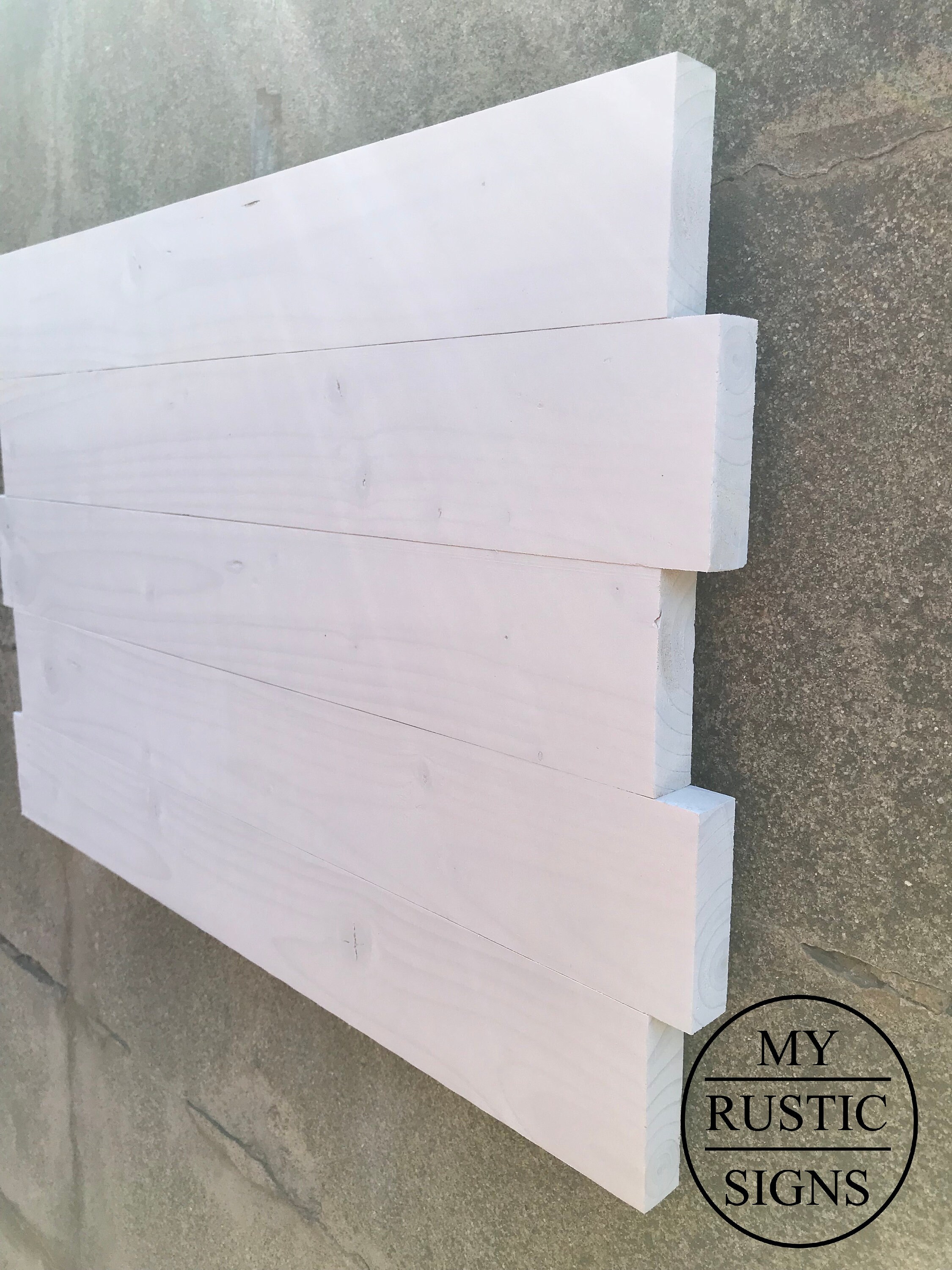 Rustic Wood Sign Blank Staggered Offset Style 9 Different | Etsy