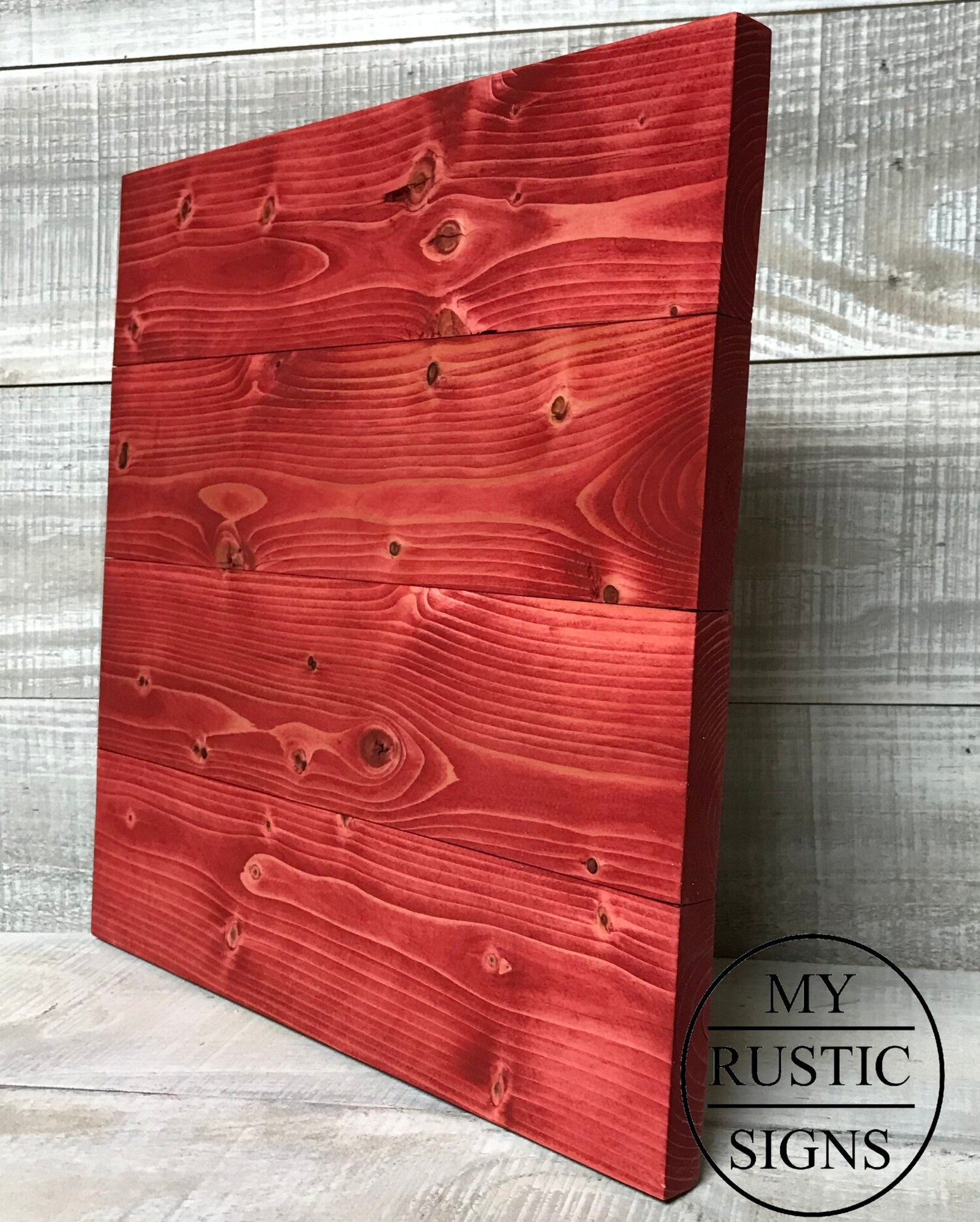 Barn Red Wood Sign Blank Vinyl Wood Sign 100% Handmade in the - Etsy