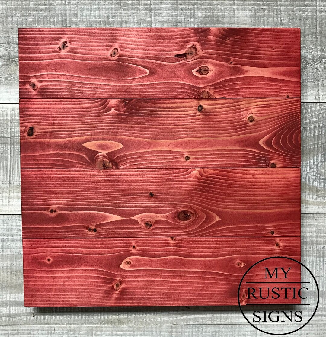 Barn Red Wood Sign Blank Vinyl Wood Sign 100% Handmade in the - Etsy